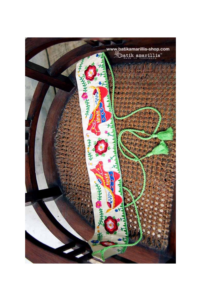 batik amarillis's dala obi belt - Batik Amarillis